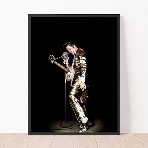 Elvis Presley Poster - Etsy