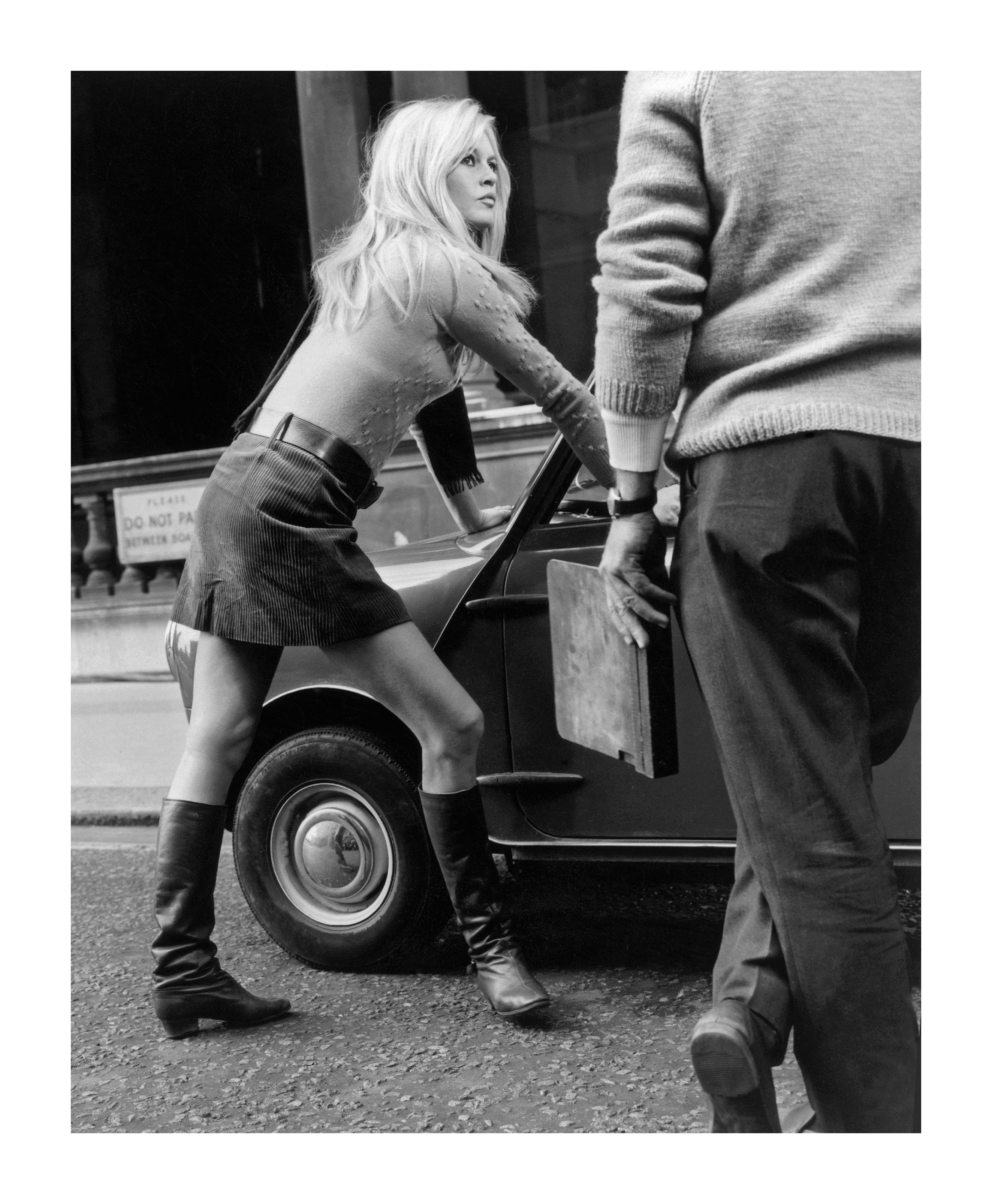 Brigitte Bardot Print Brigitte Bardot Mini Car Mini Skirt - Etsy