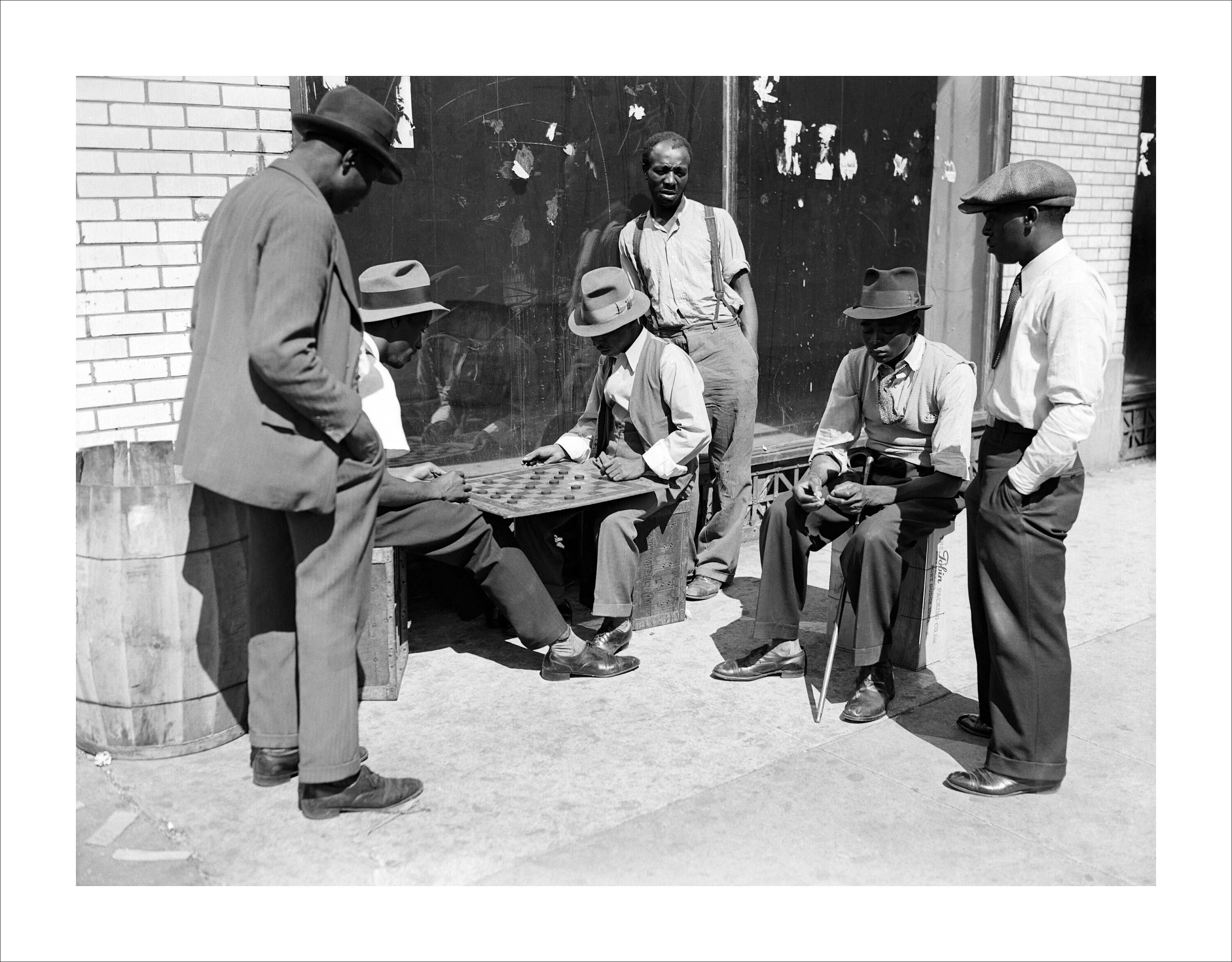 Vintage Photography African American Men Playing Checkers in - Etsy