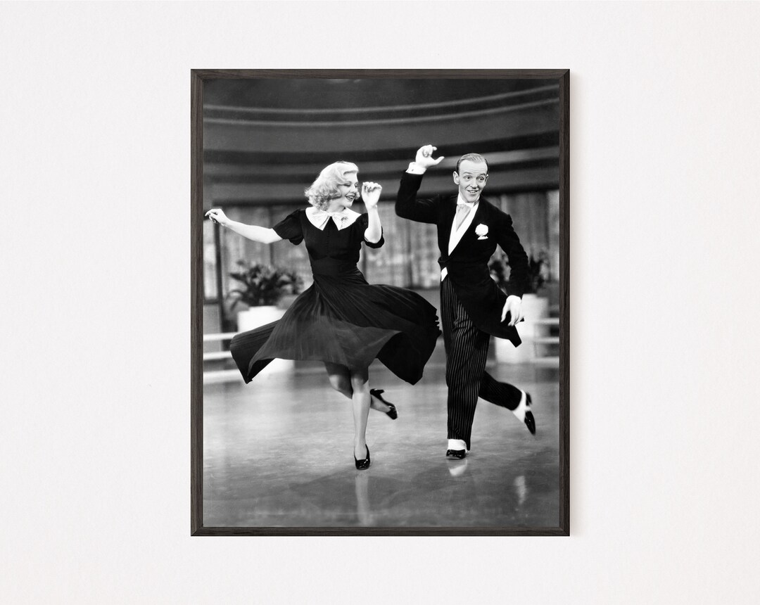 Fred Astaire and Ginger Rogers Dancing in "swing Time" 1936 Photo Print ...