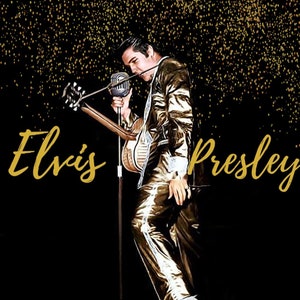 Elvis Presley Poster 1950's Rock and Roll Retro Music Wall Decor Elvis ...