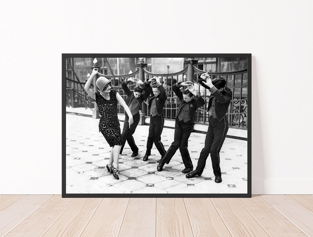 Photography Prints Vintage 1920s Woman Boys Dancing Charleston Flappers ...