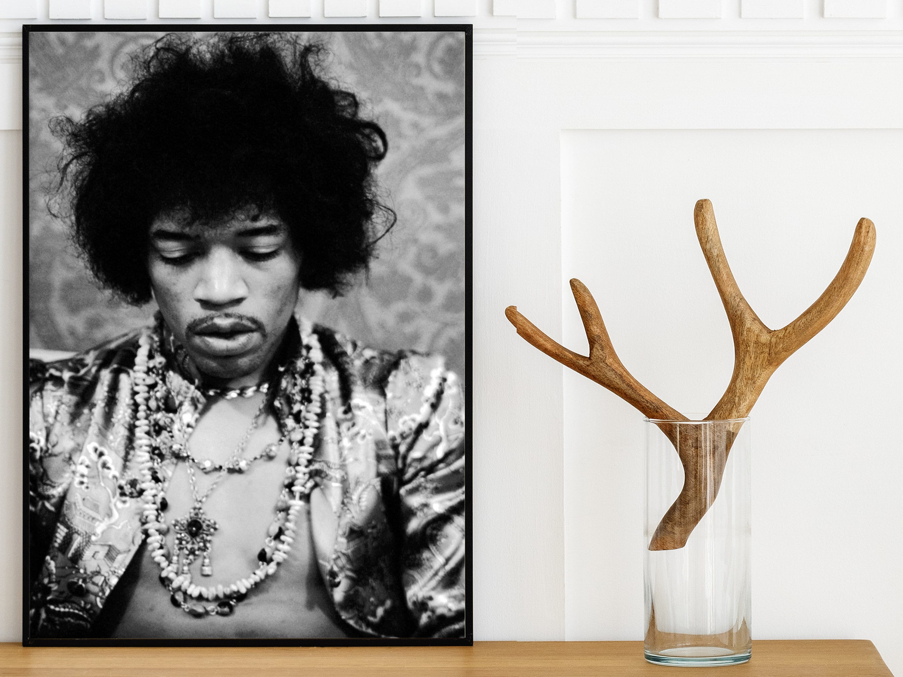 Jimi Hendrix Poster, Vintage Music Poster Designed & Sold By Claudia Perez