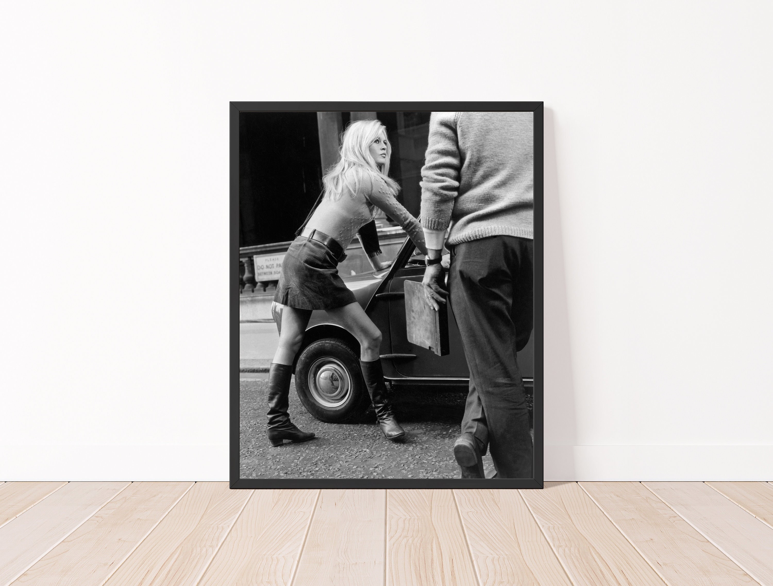 Brigitte Bardot Print Brigitte Bardot Mini Car Mini Skirt - Etsy