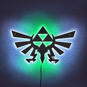 Zelda Twilight Princess Custom Neon Sign, Hylian Emblem Personalized ...