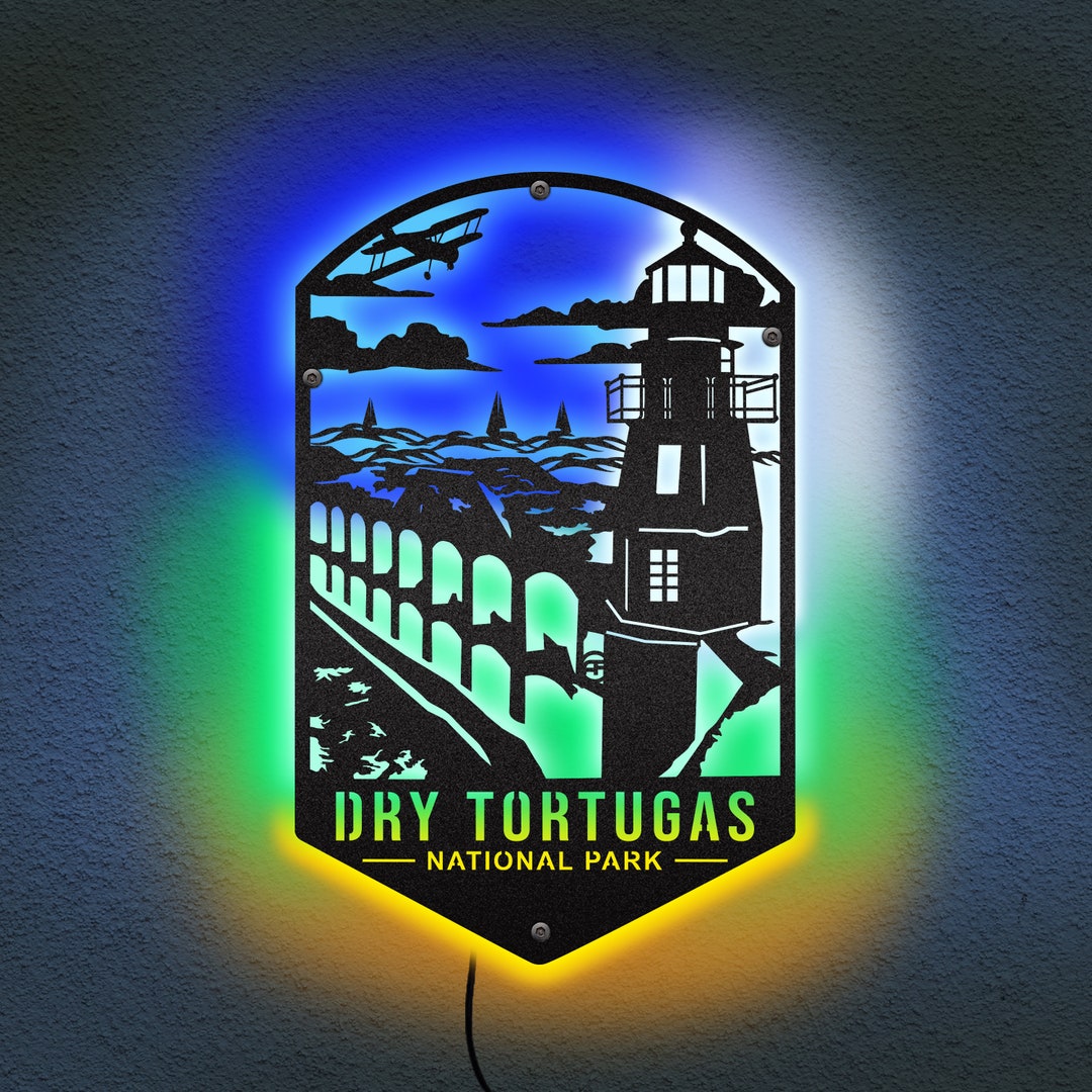 Dry Tortugas National Park Metal Neon Sign 2, National Park Welcome ...