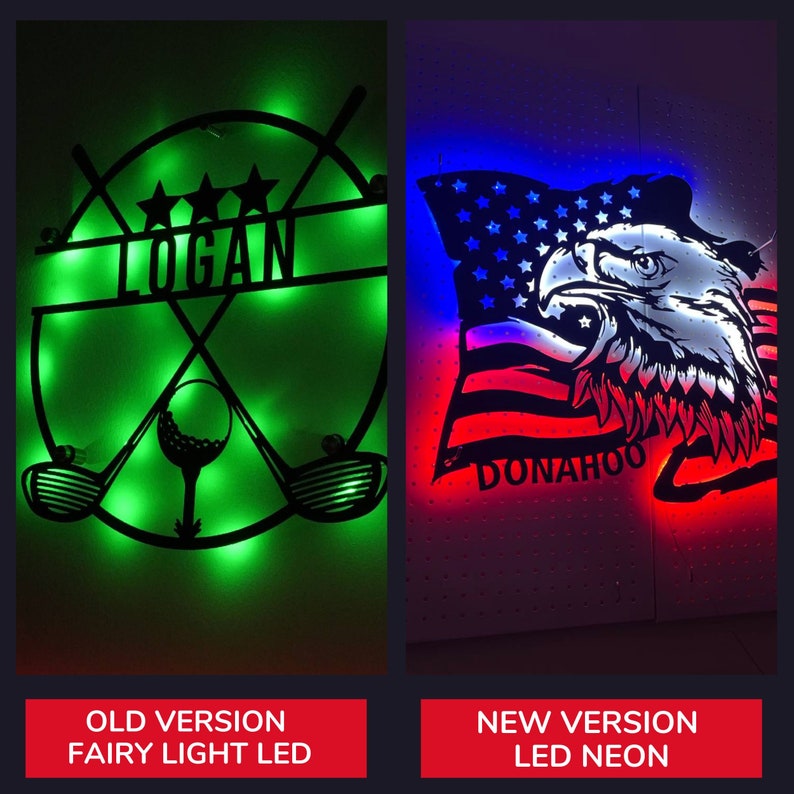Custom Call of Duty Led Neon Metal Wall Art, Ghost Mask Metal Sign ...