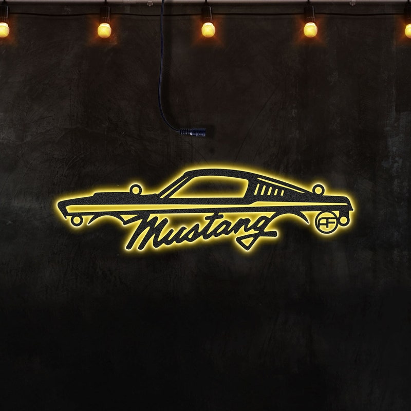 Mustang Garage Sign - Etsy