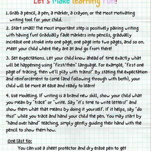 Letter A Printable Handwriting Pages--my First Writing Strokes ...