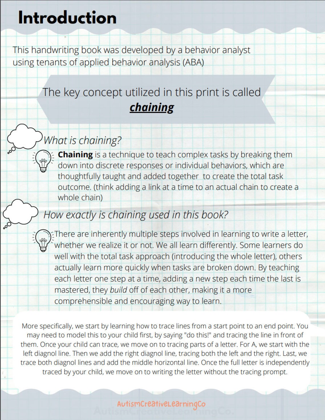 Printable Handwriting Workbook (my First Writing Strokes--uppercase ...