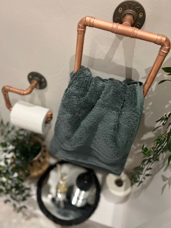 Copper Hand Towel Holder Towel Loop Ring - Etsy
