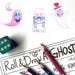 Digital PRINTABLE Kids Activity Sheet Roll and Draw Face Ghost ...