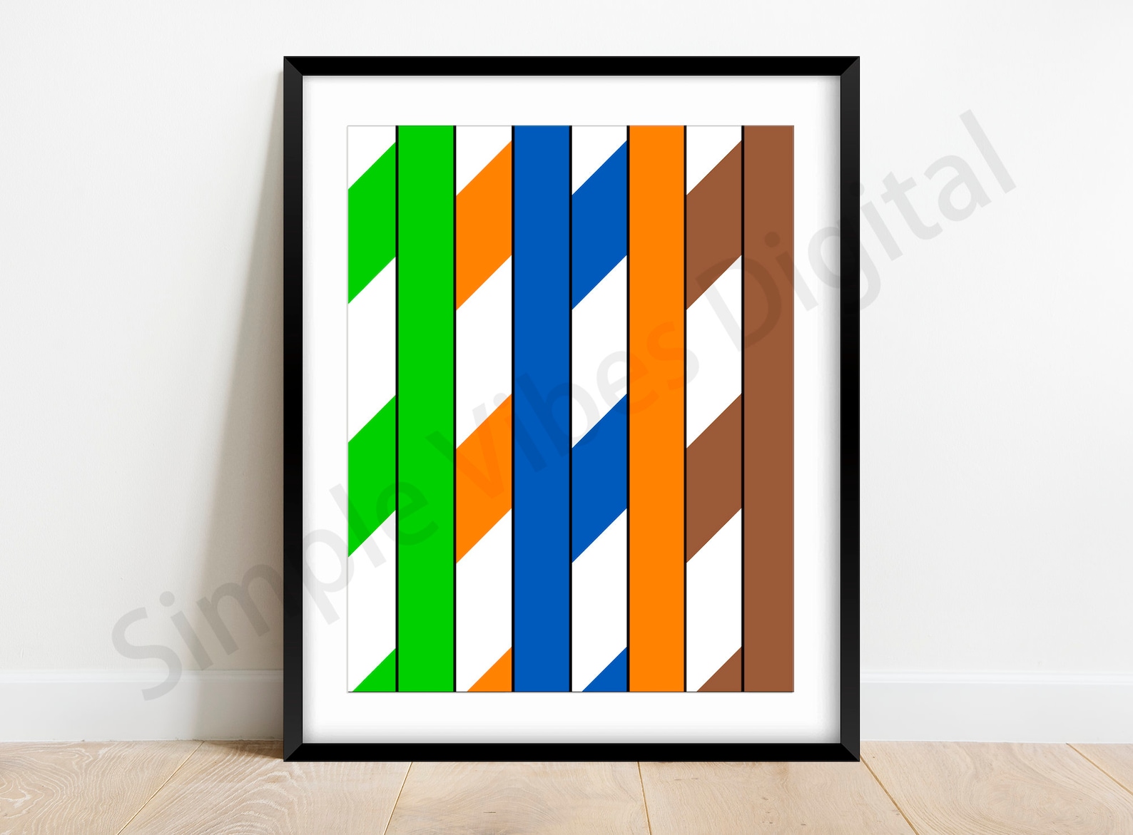 RJ-45 A Color Code 8x10 Inches - Digital Print - Etsy