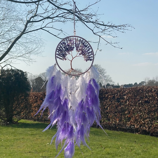 Crystal Dreamcatcher - Etsy
