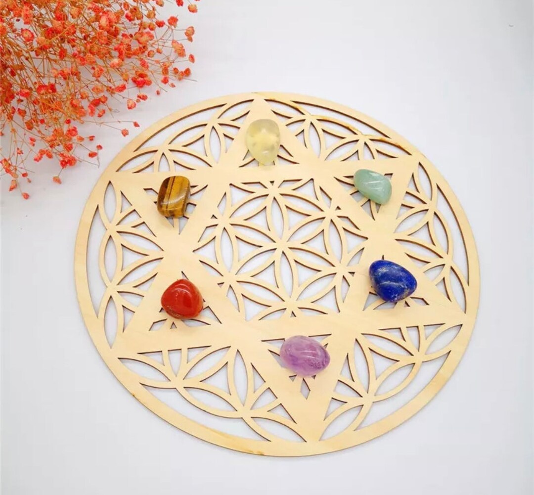 Star of David Crystal Grid Board Sacred Geometry to Amplify - Etsy