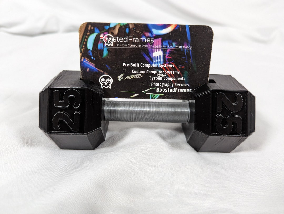The Swole Dumbbell Biz Card Holder: Lift Your Networking Game - Etsy