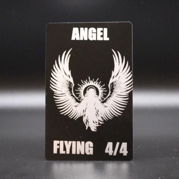 Mtg Metal Angel Token - Etsy