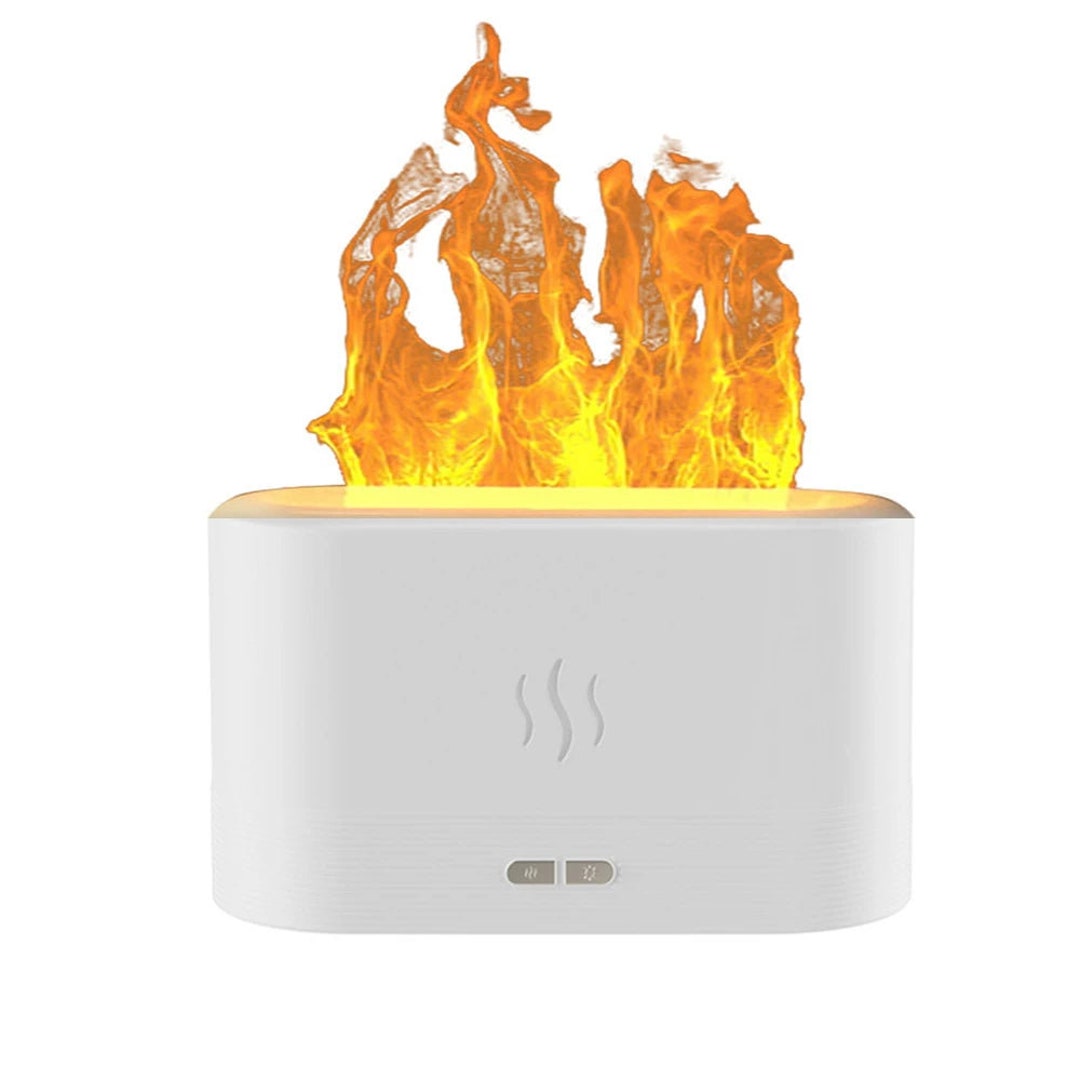 8colors Flame Diffuser Essential Oils Fragrance Aroma Air Humidifier ...
