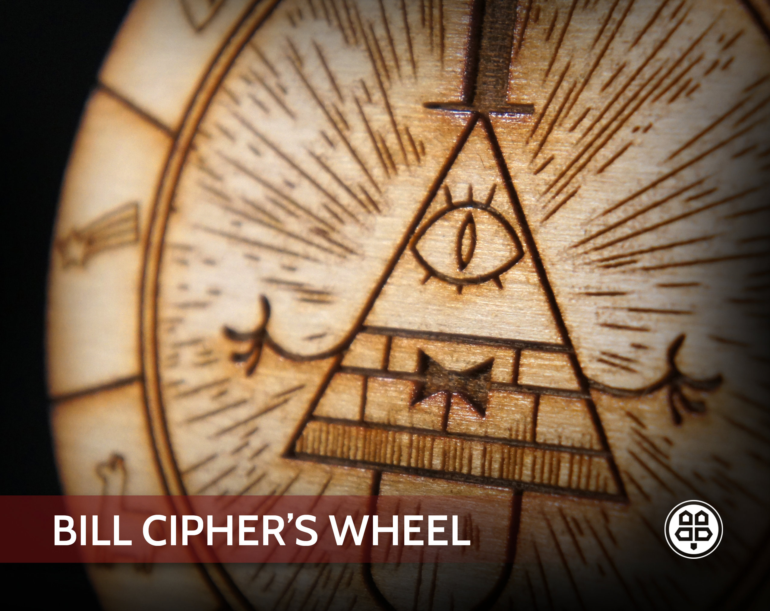 Bill Cipher's Wheel Carved Wooden Decorative Symbol - Etsy