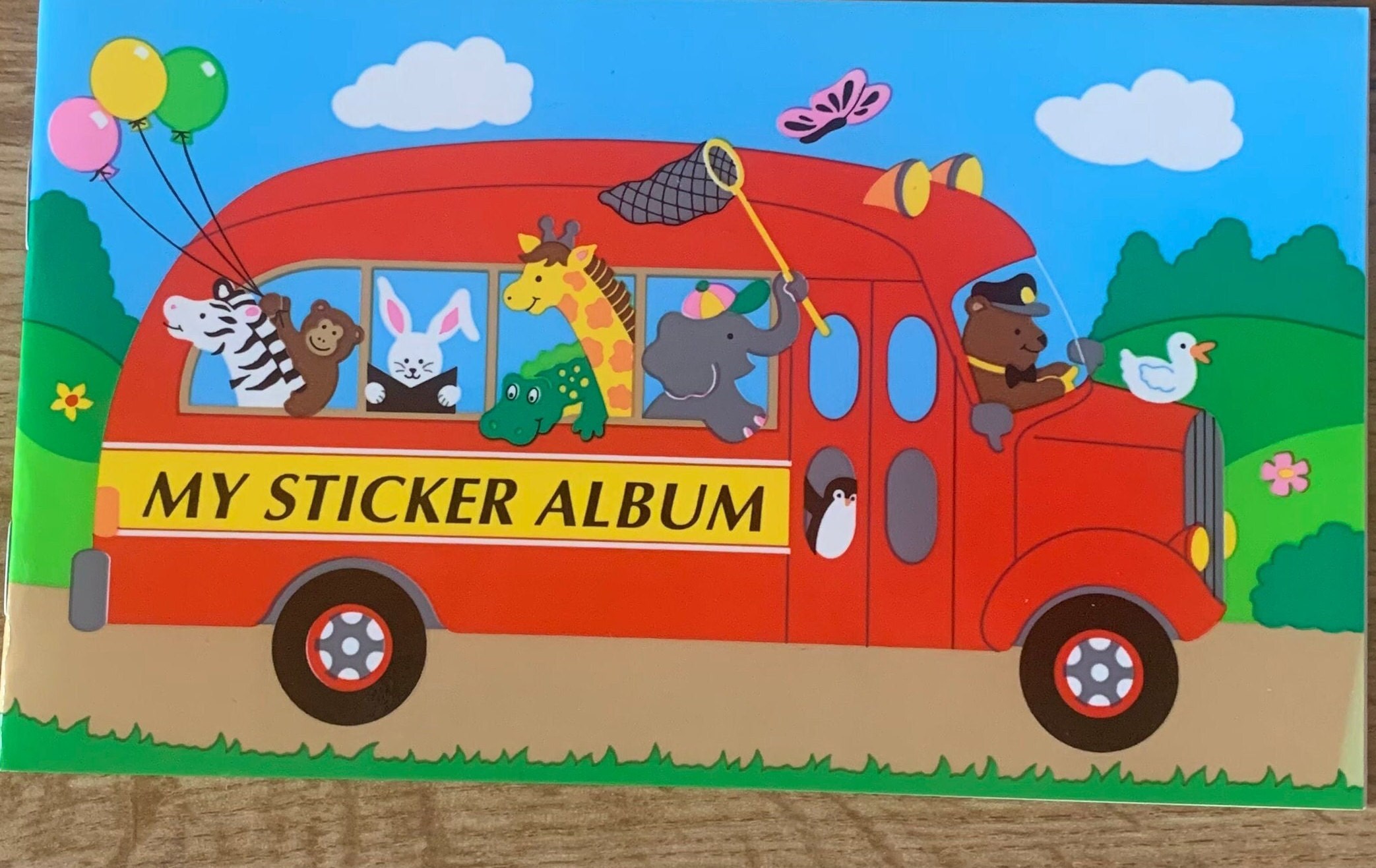 Sandylion My Sticker Album Schulbus Large - Etsy