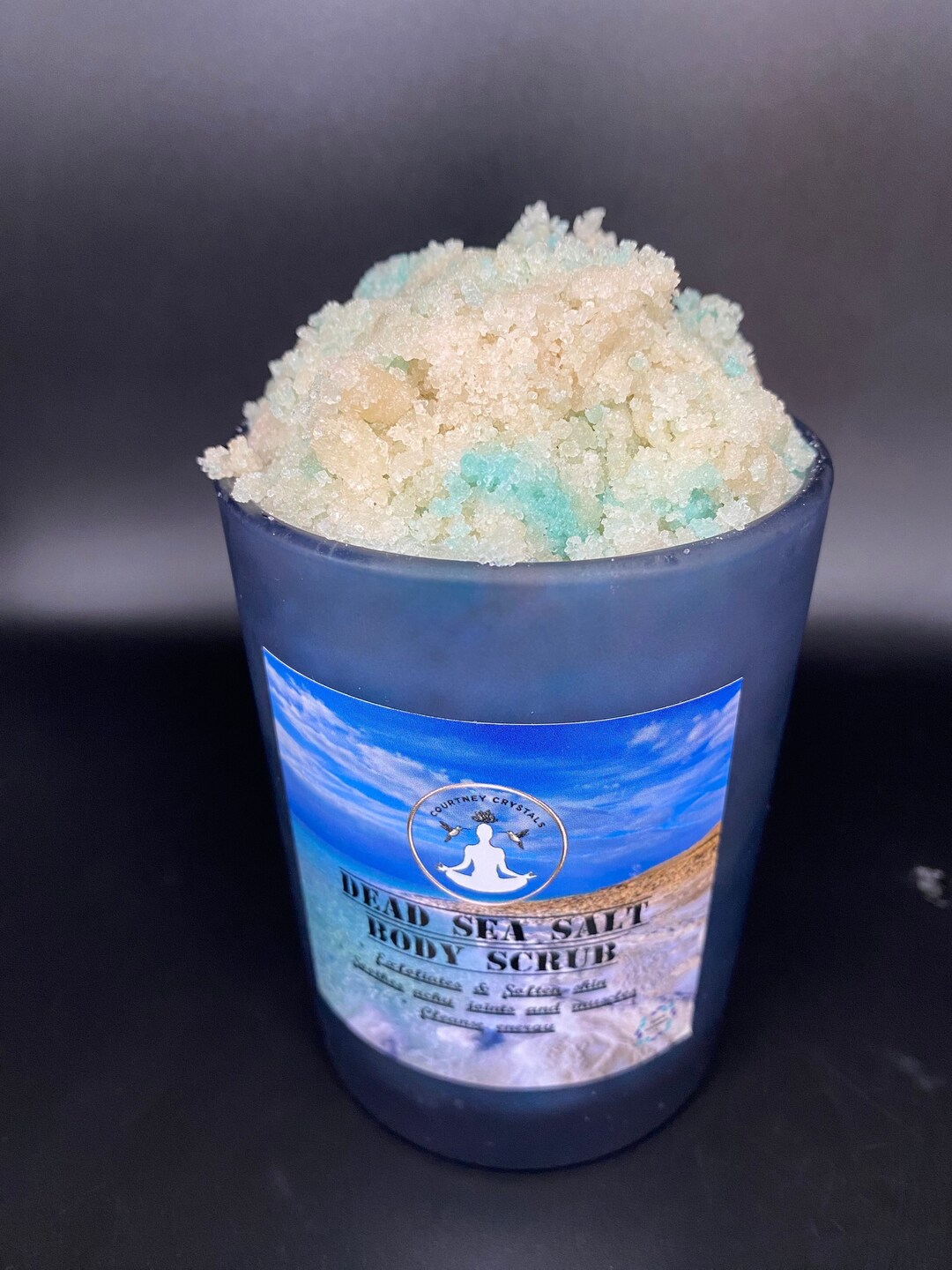 Dead Sea Salt Body Scrub W Essential Oils Etsy