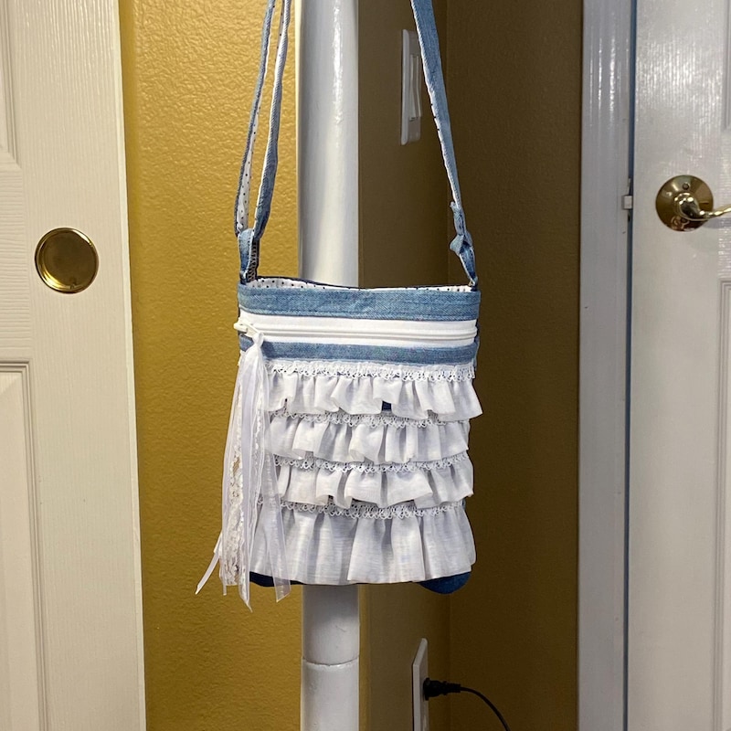 Upcycled Lace Tote Bag - Etsy