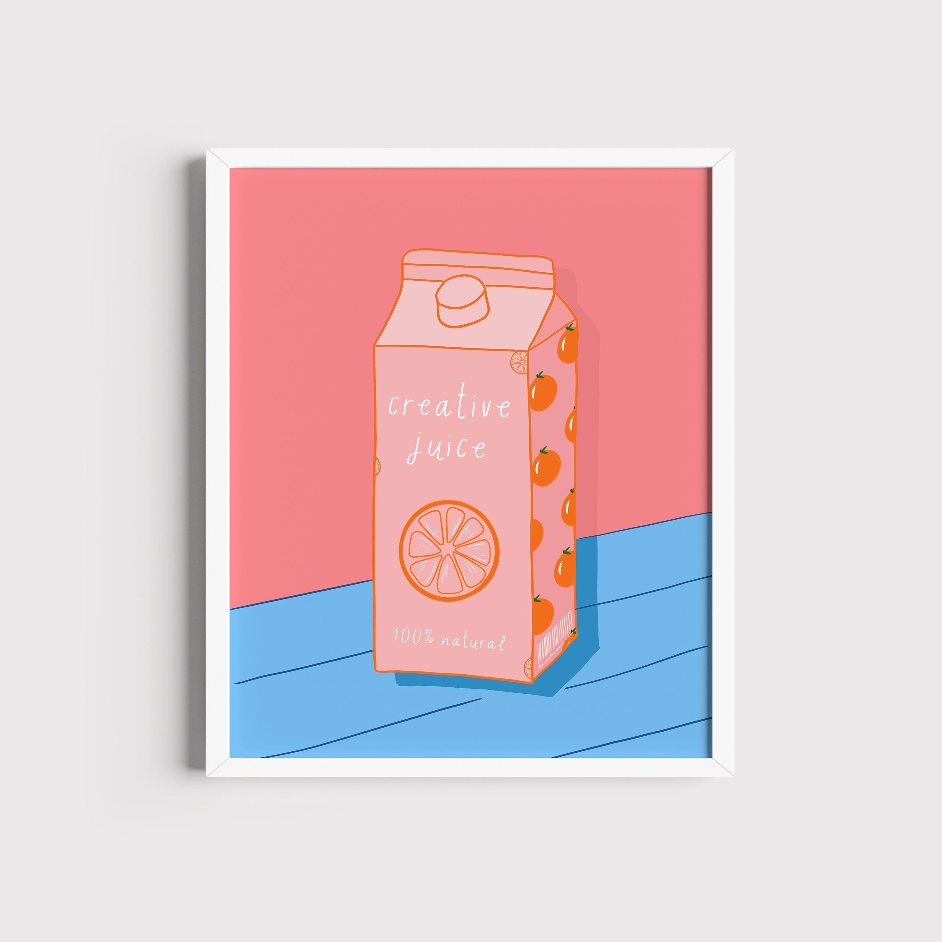 Creative Juice Wall Print - Etsy