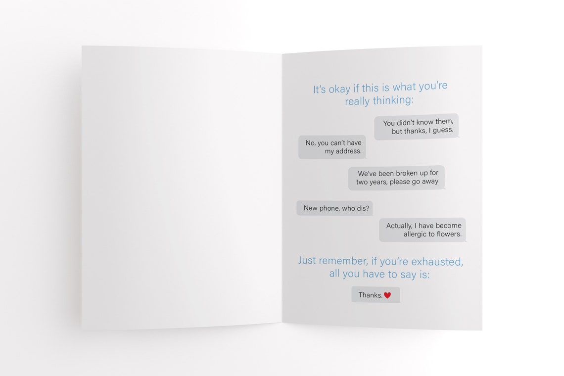 Funny Sympathy Card - Etsy