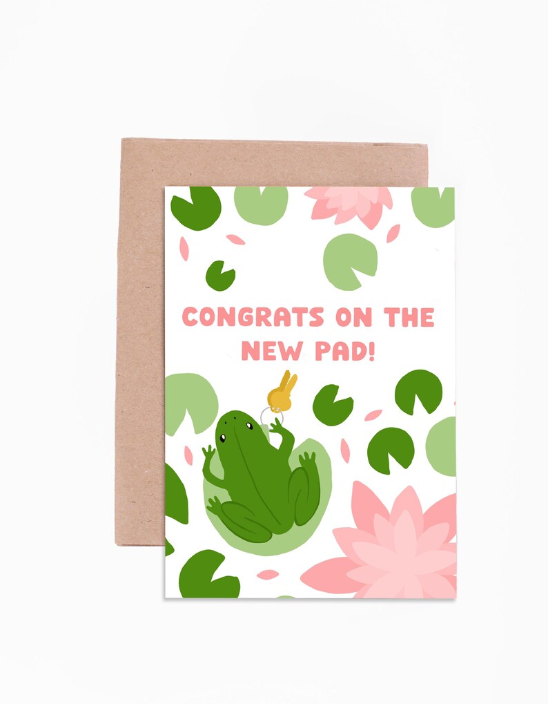 Congrats on the New Pad! (moving in Card) - Etsy