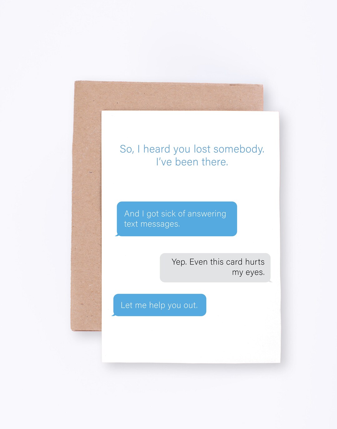 Funny Sympathy Card - Etsy