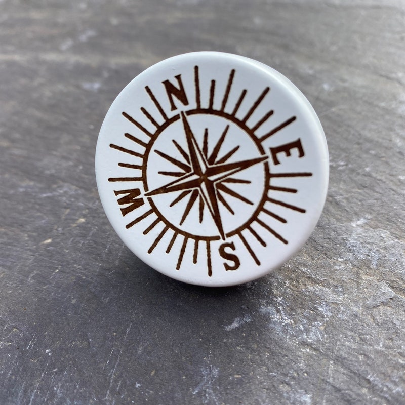 Compass Knob - Etsy