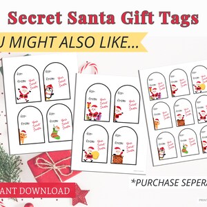 Christmas Cozy Sock Gift Tags, Printable, Great Gift for Teachers ...