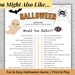Halloween Think Fast Game | Printable Halloween Activity | Halloween ...