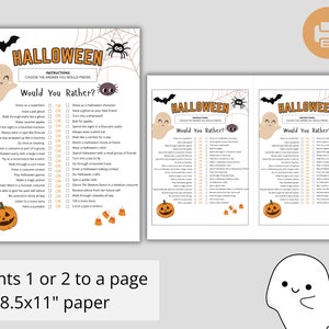 Halloween Would You Rather Game | Fun and Easy Halloween Game for ...