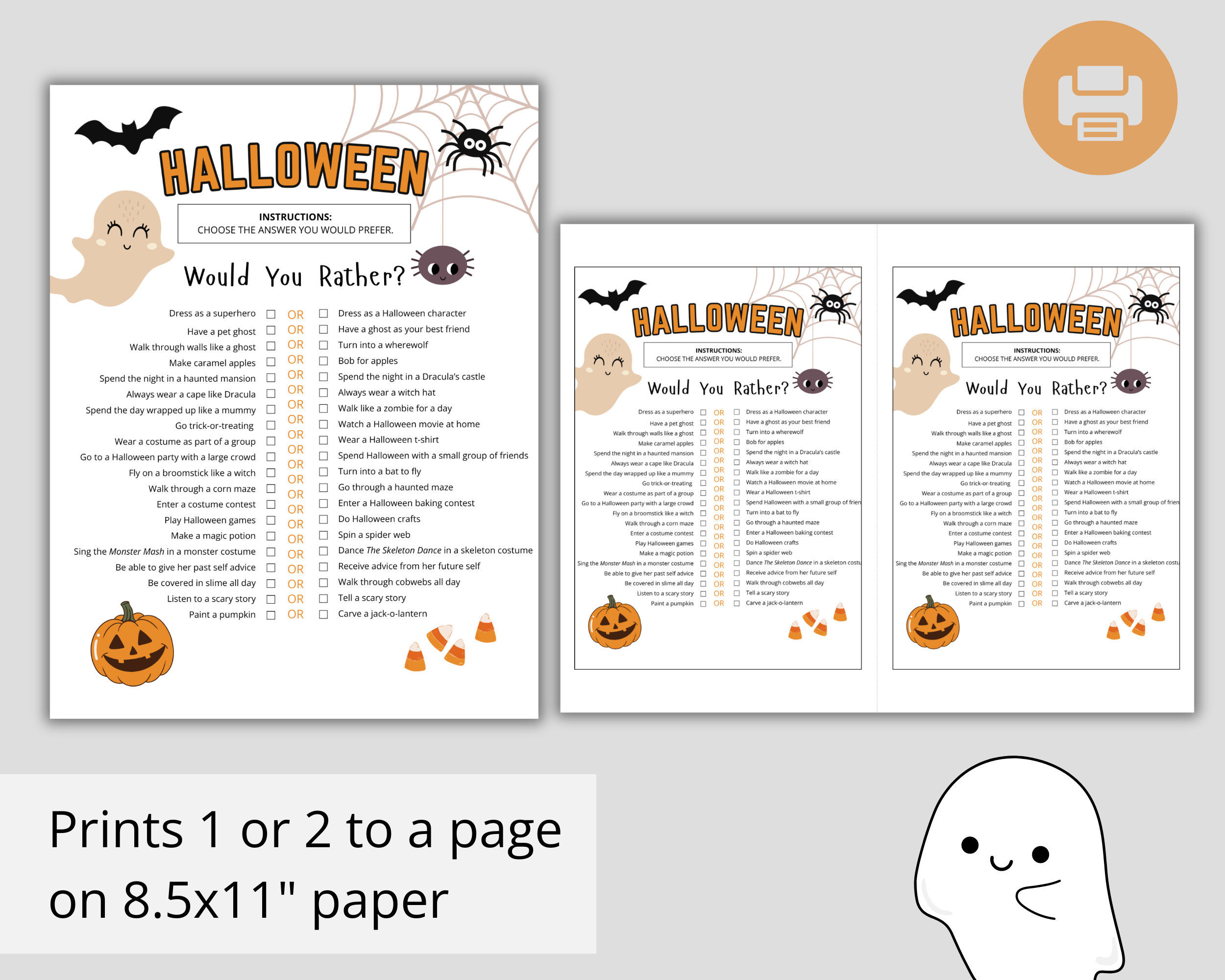 Halloween Would You Rather Game | Fun and Easy Halloween Game for ...