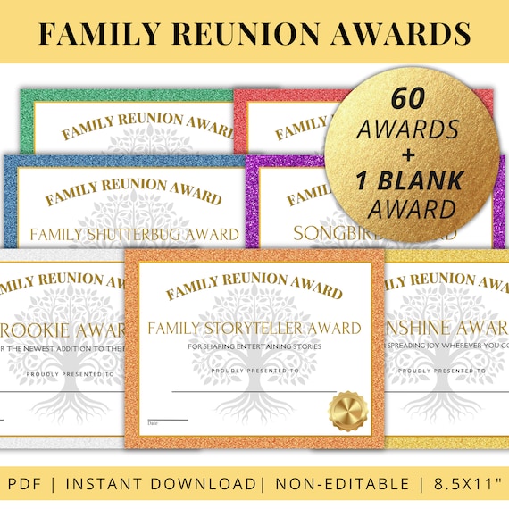 Free Family Reunion Borders