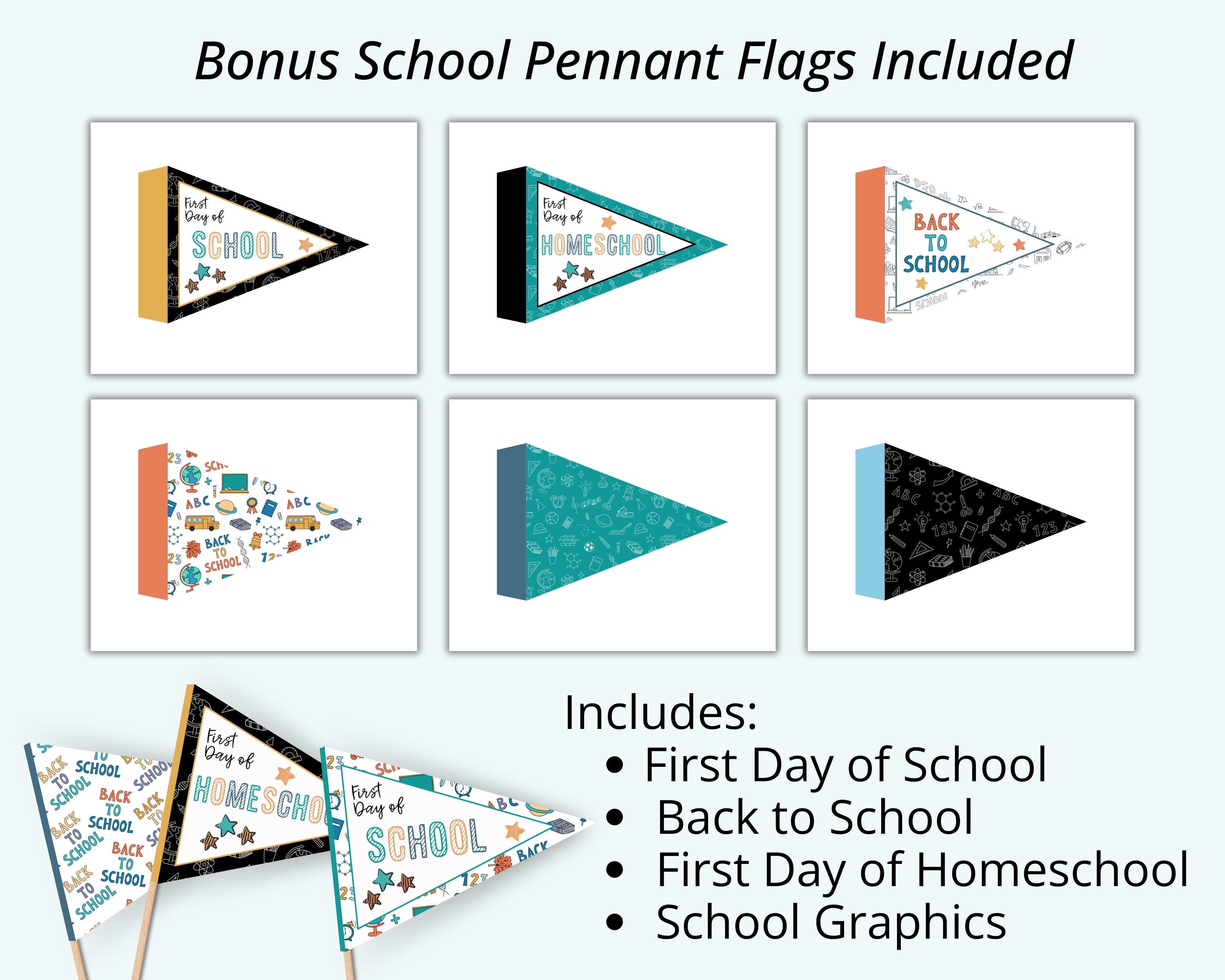 First Day of School Printable Sign, Back to School Photo Prop ...