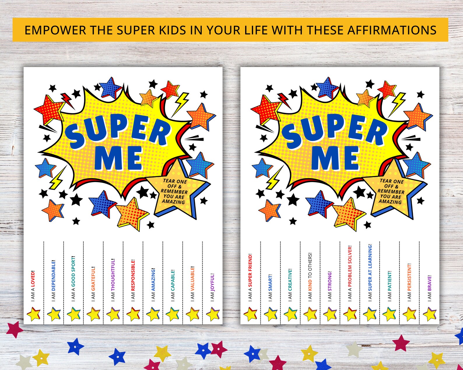 Positive Affirmations for Kids | I Am Affirmation | Super Theme ...