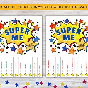 Positive Affirmations for Kids | I Am Affirmation | Super Theme ...