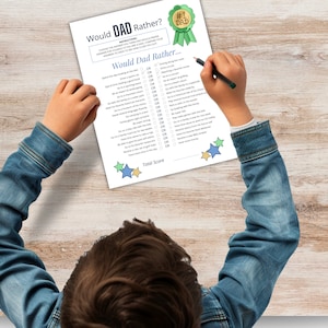 Father's Day Would Dad Rather Game | Printable PDF | This or That Game ...