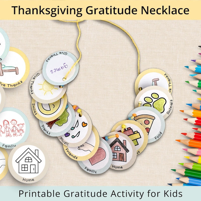 Gratitude Necklace - Etsy