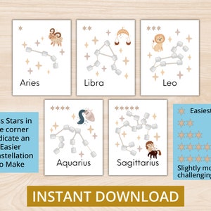 Star Constellations Card Mats | Fun STEM Activity for Kids 5-12 ...
