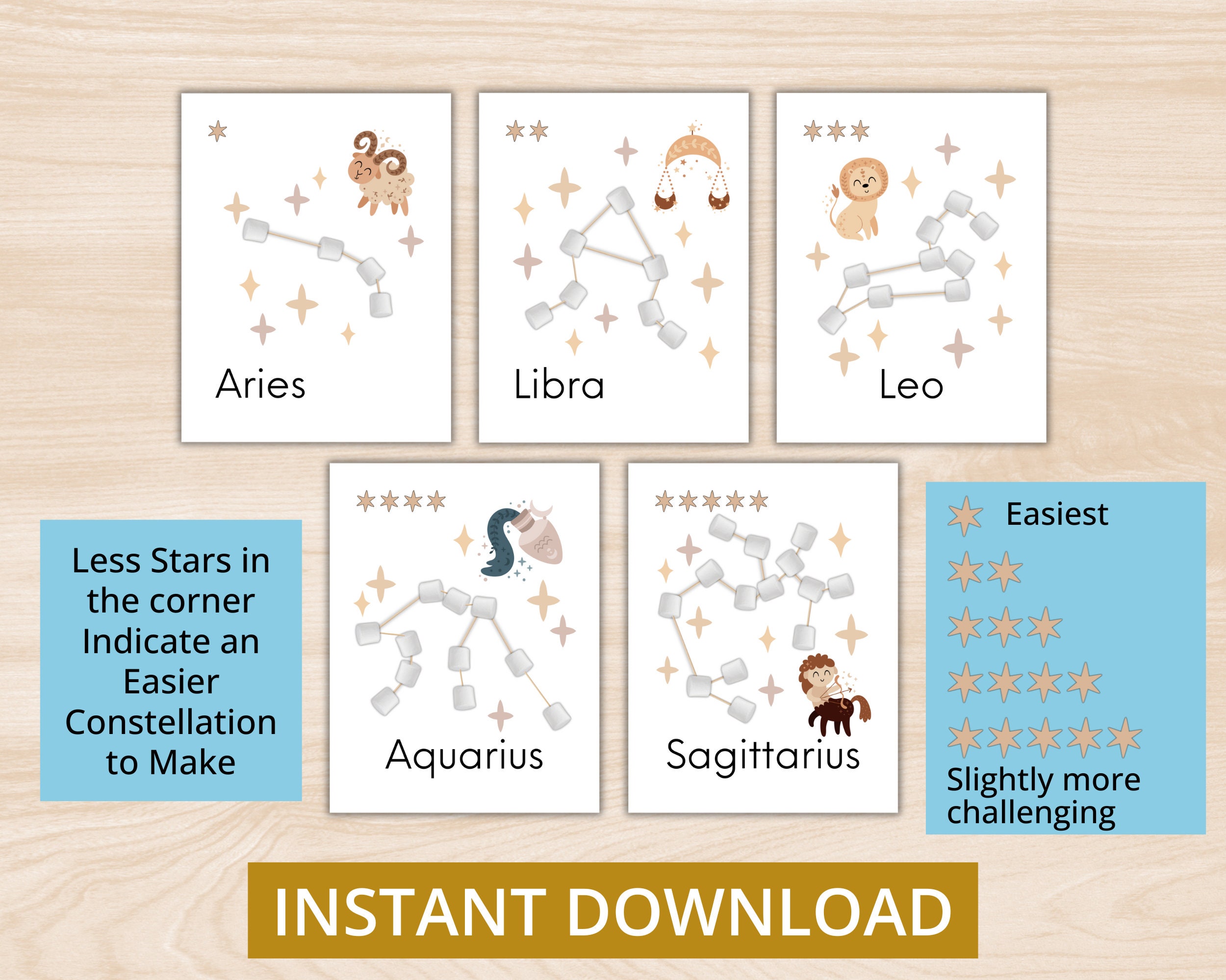Star Constellations Card Mats | Fun STEM Activity for Kids 5-12 ...