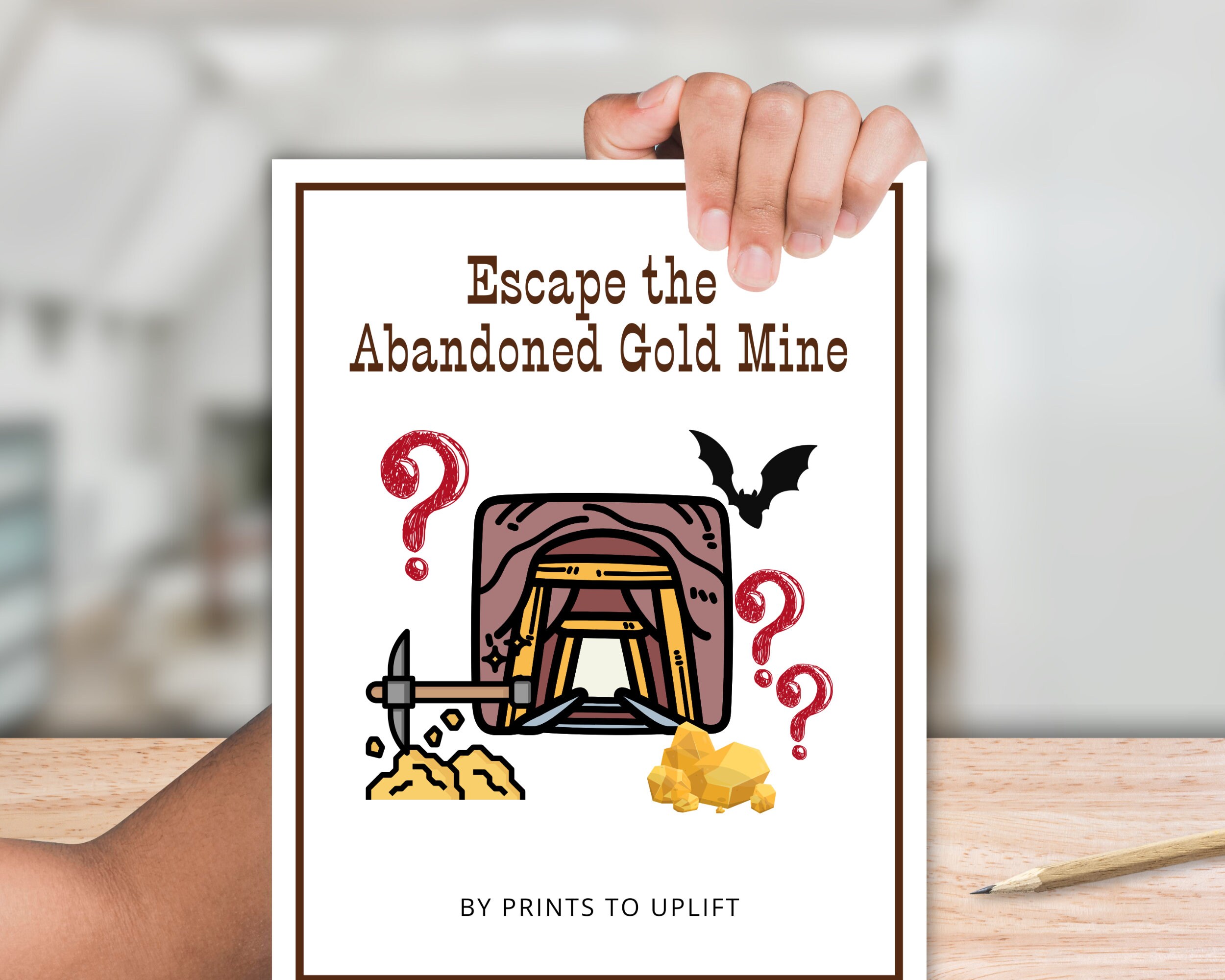 Escape Room for Teens and Tweens | Escape the Gold Mine Game ...