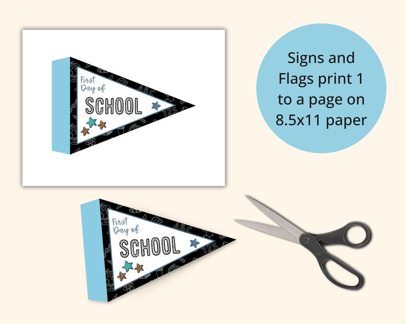9th Grade Back to School Flags and Signs | 2025 School Year | First Day ...