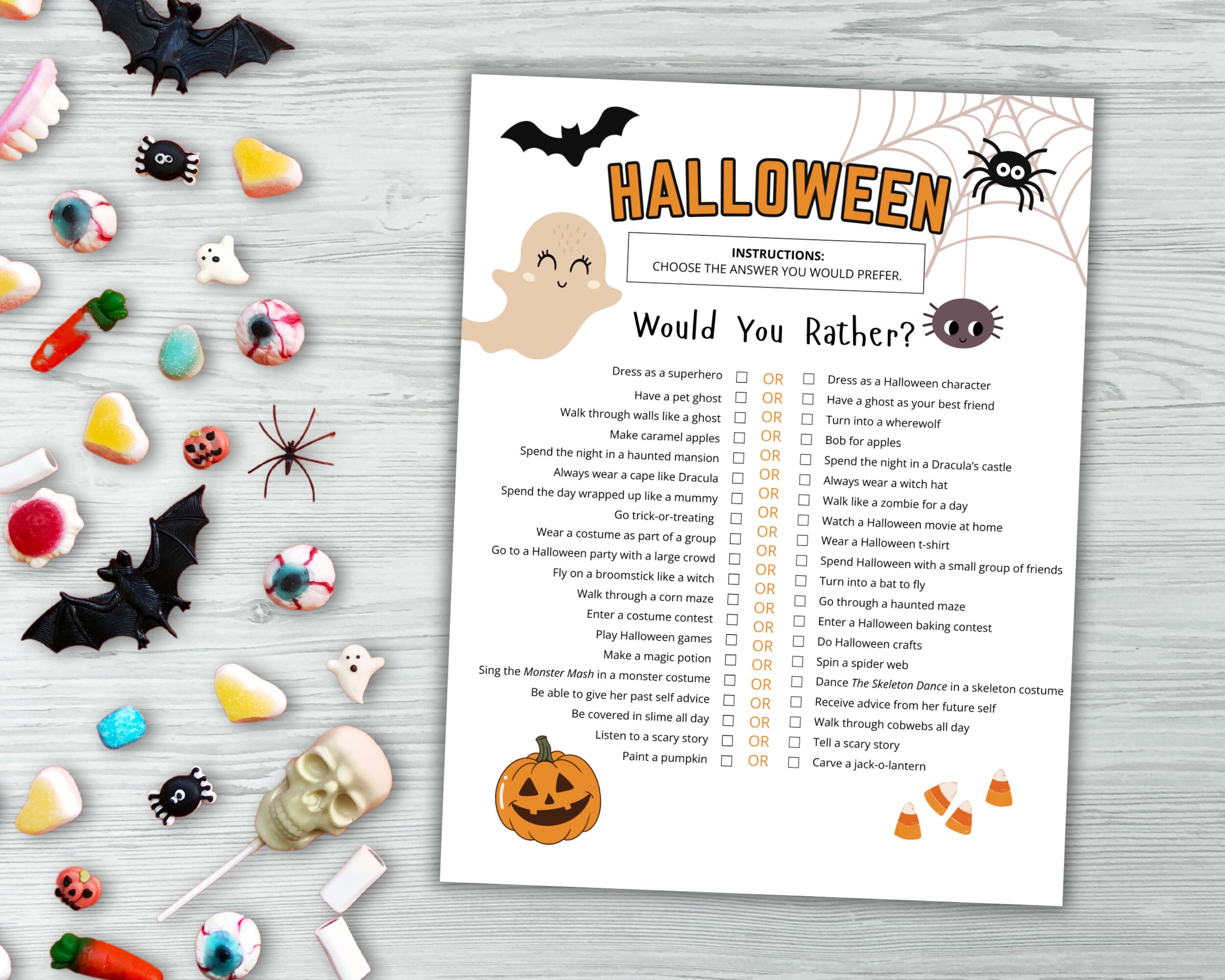 Halloween Would You Rather Game | Fun and Easy Halloween Game for ...