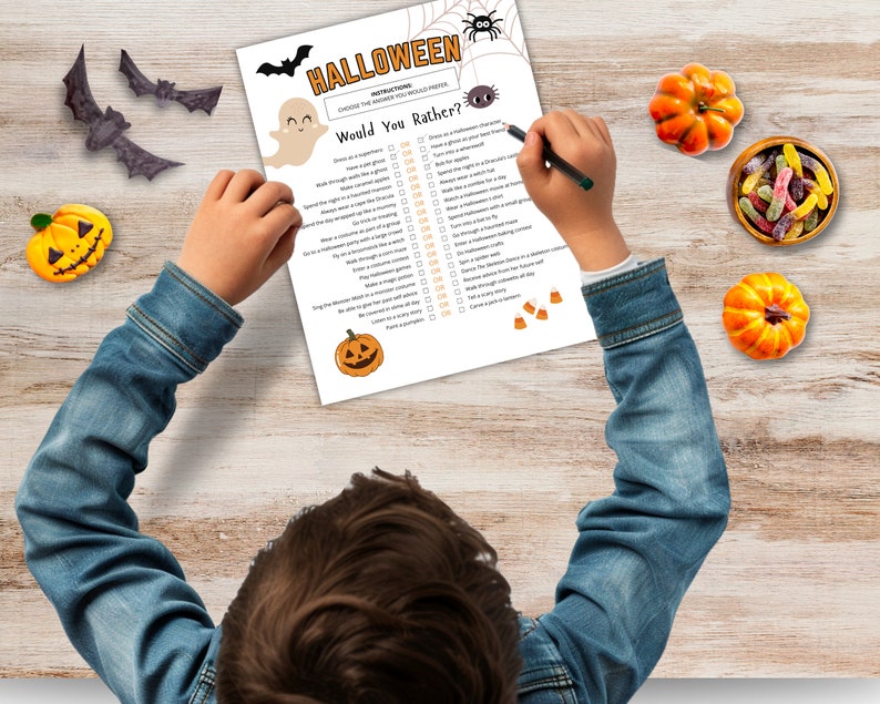 Halloween Would You Rather Game | Fun and Easy Halloween Game for ...