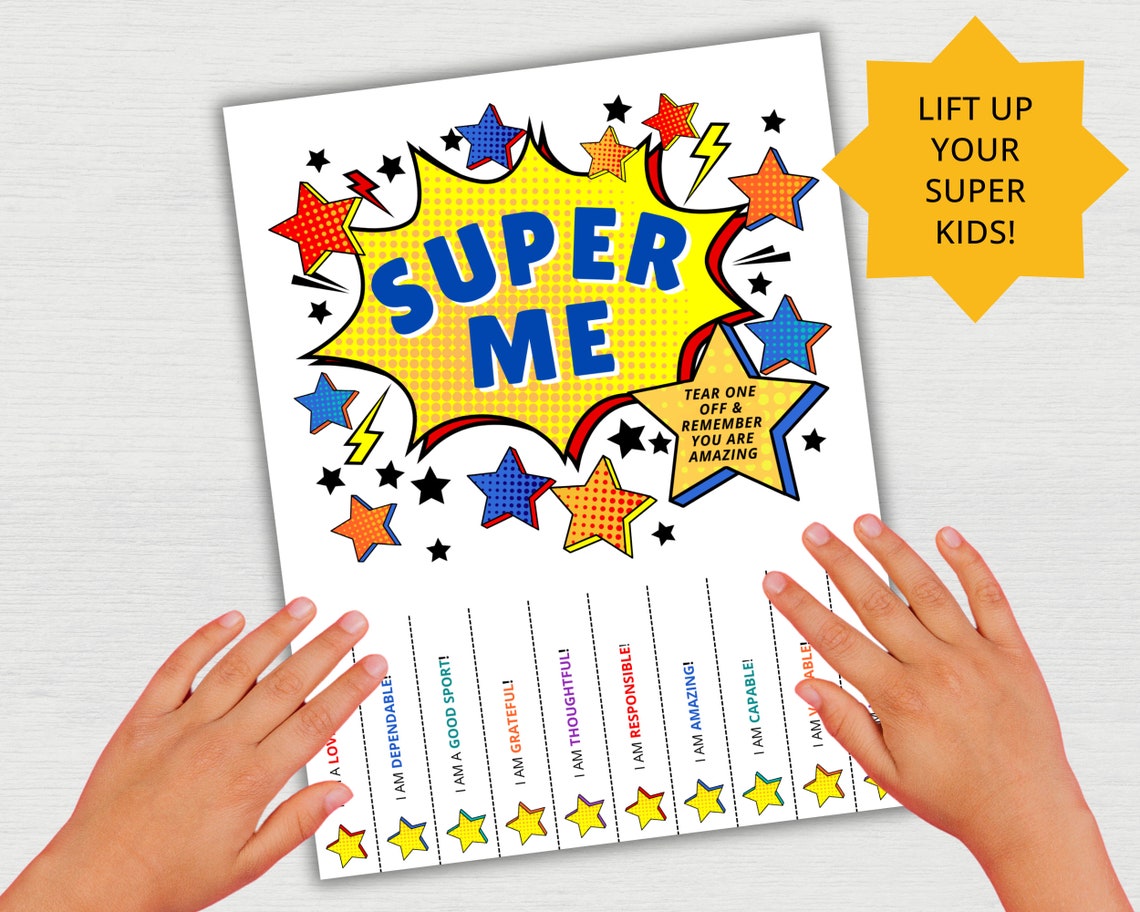 Positive Affirmations for Kids | I Am Affirmation | Super Theme ...