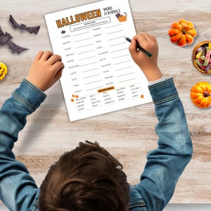 Halloween Word Scramble | Answer Key Included | Printable Halloween ...