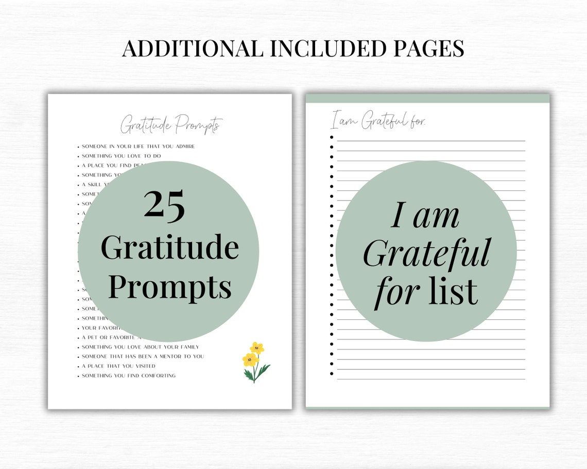 Daily Gratitude Journal | Morning and Evening Journal | Gratitude ...